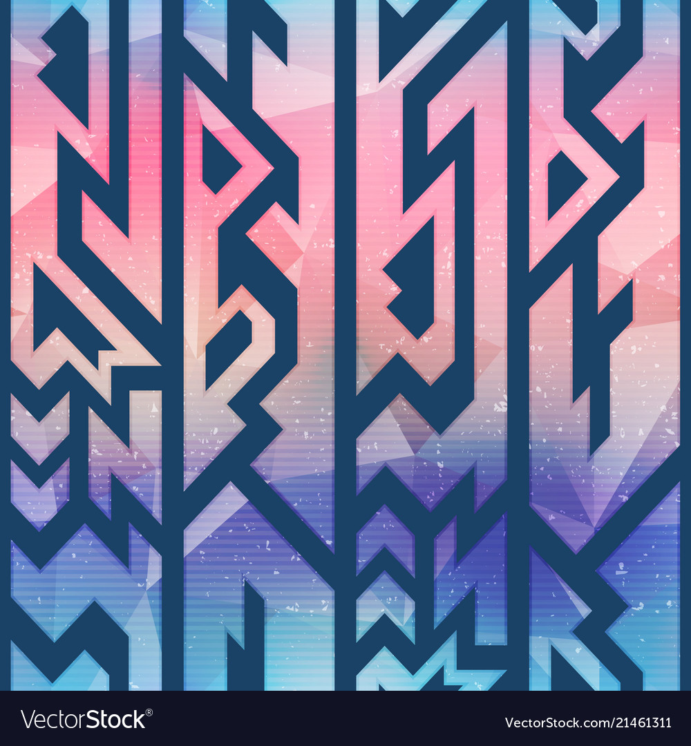 Abstract geometric seamless pattern Royalty Free Vector