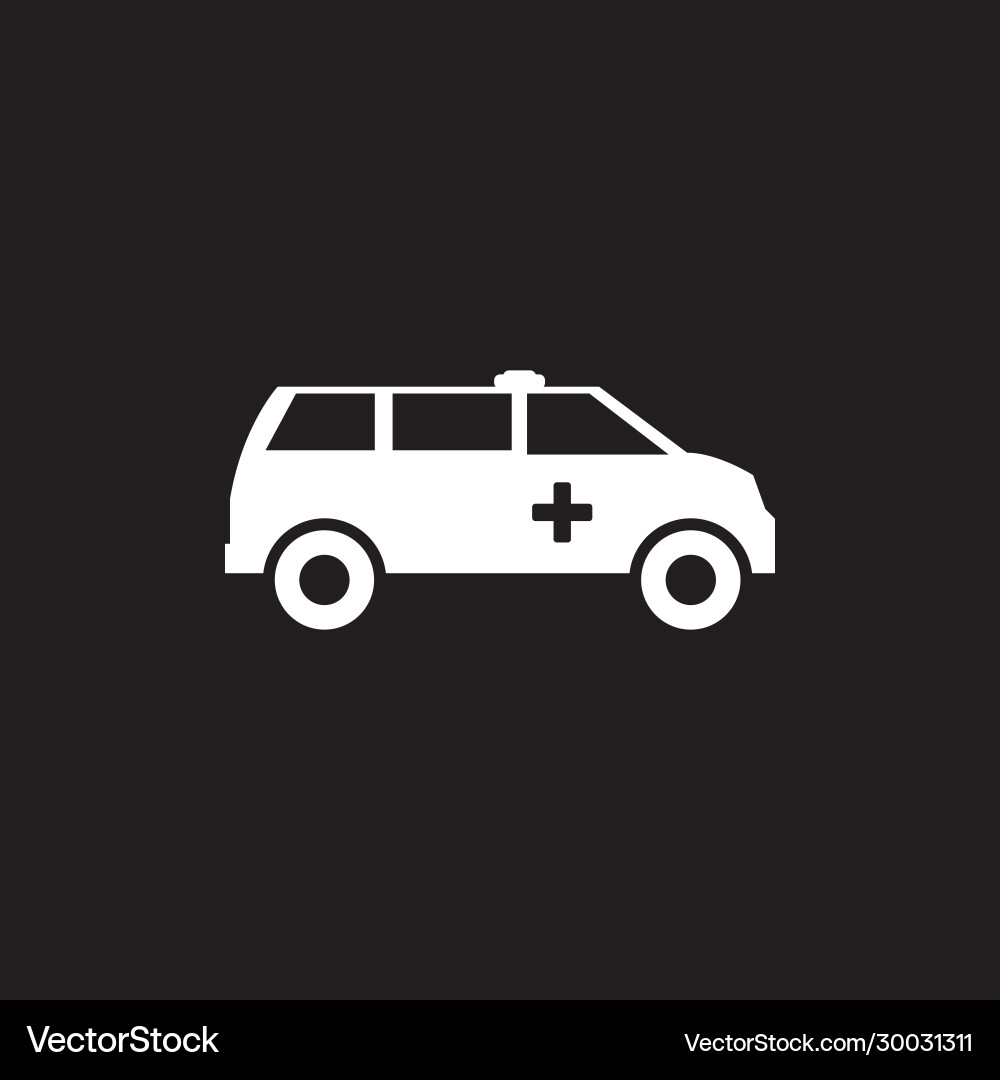 Ambulance graphic design template isolated Vector Image