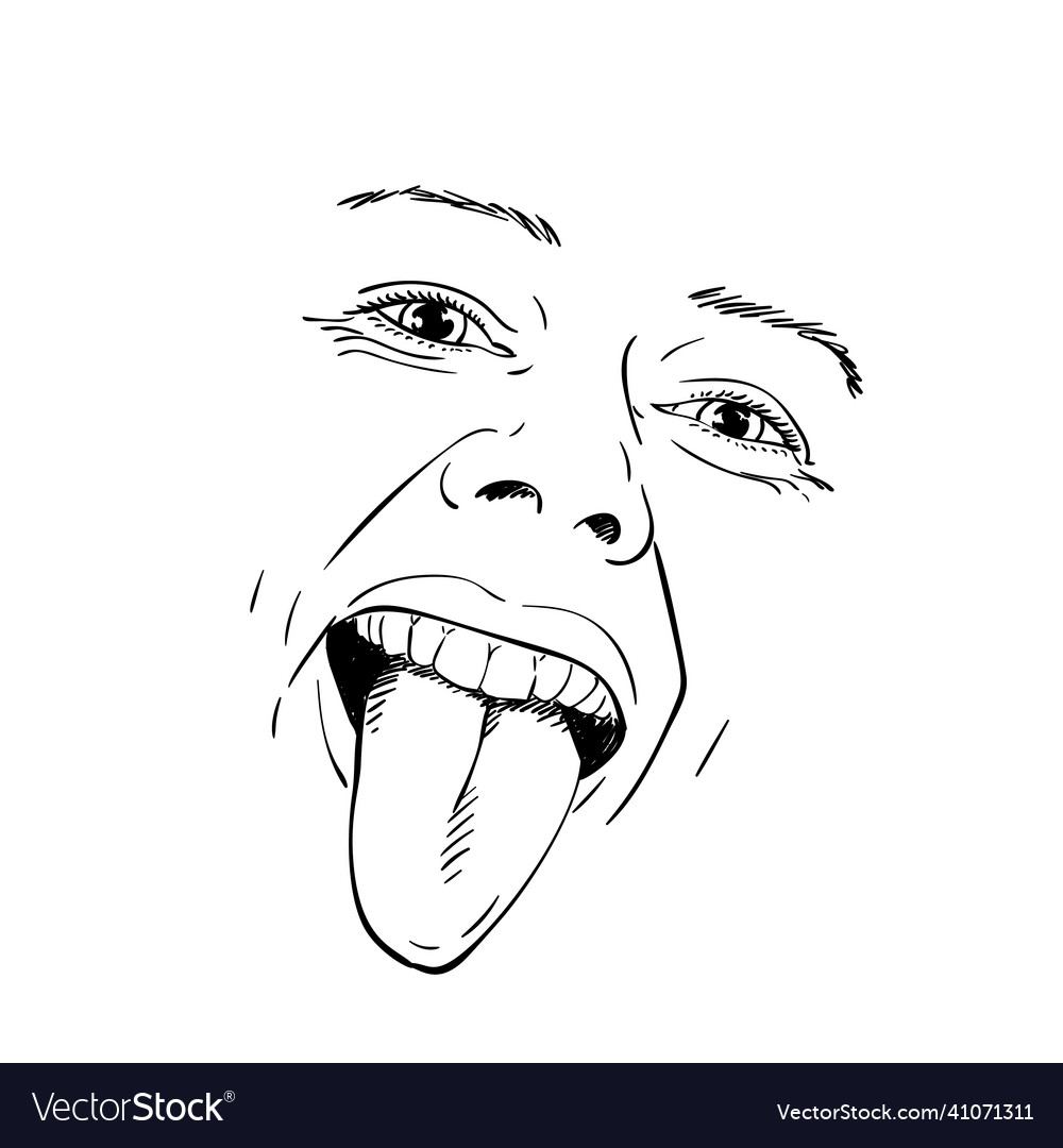 Face Royalty Free Vector Image - VectorStock