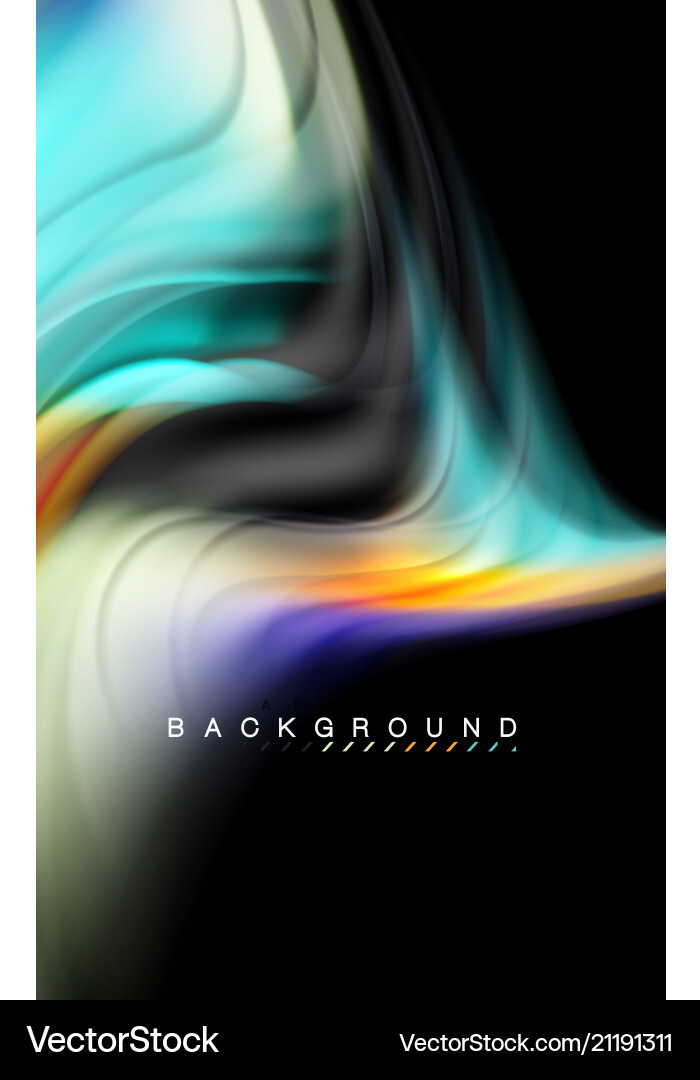 Fluid liquid colors design colorful marble Vector Image