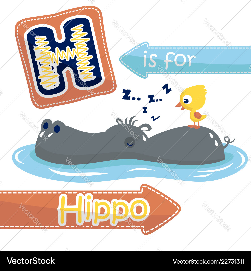 Learn to read with cute animals cartoon Royalty Free Vector