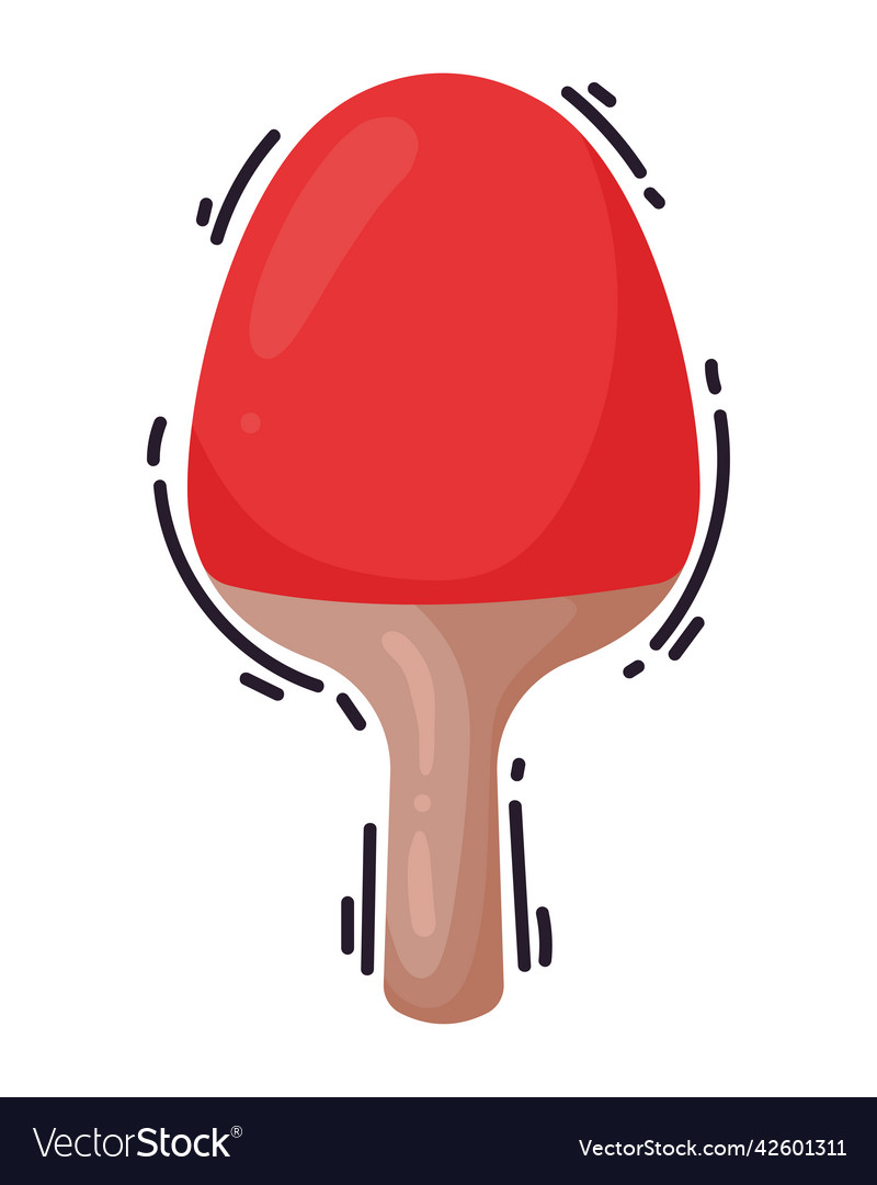 Ping pong racket Royalty Free Vector Image - VectorStock