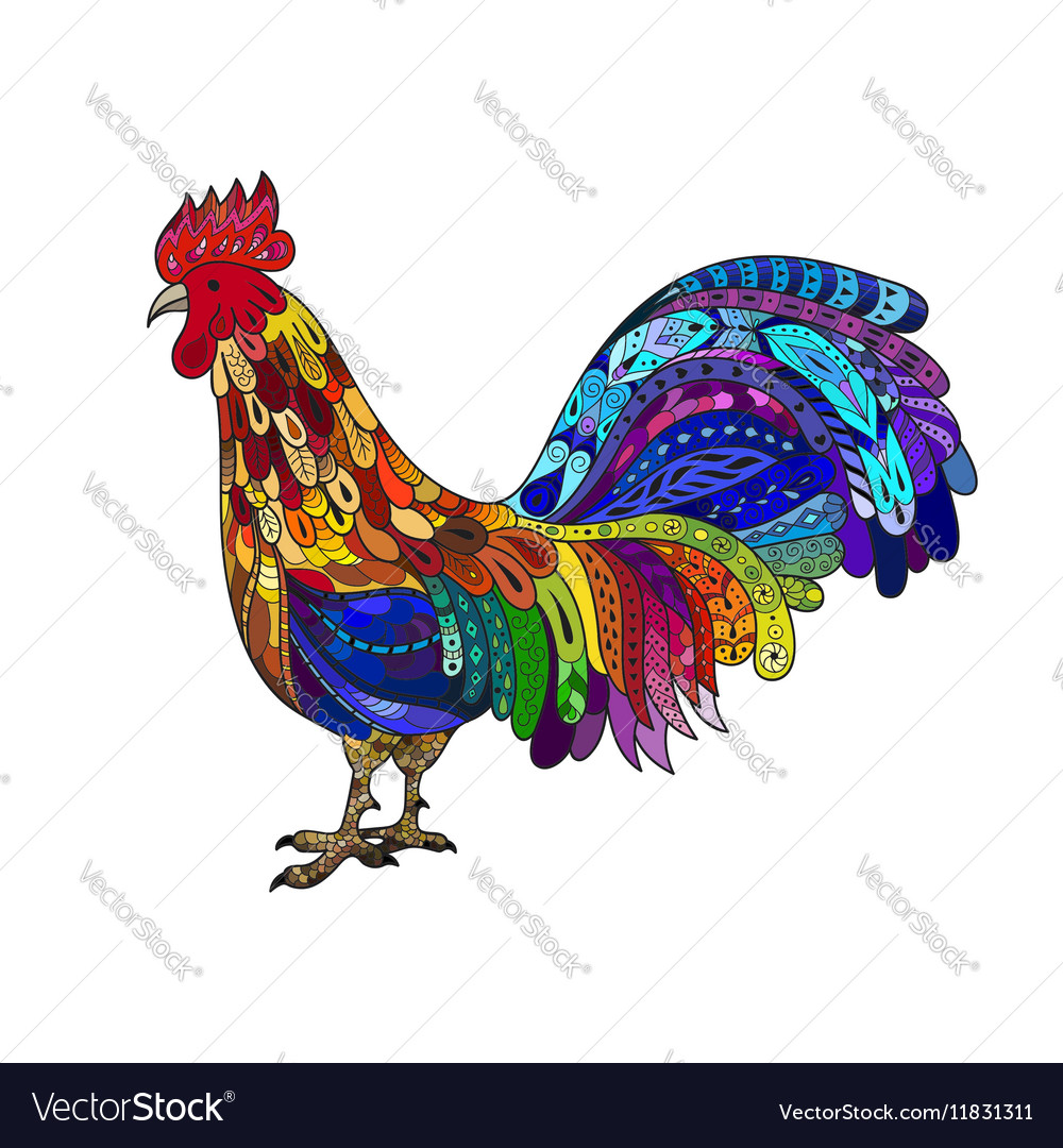 Rooster Royalty Free Vector Image - VectorStock