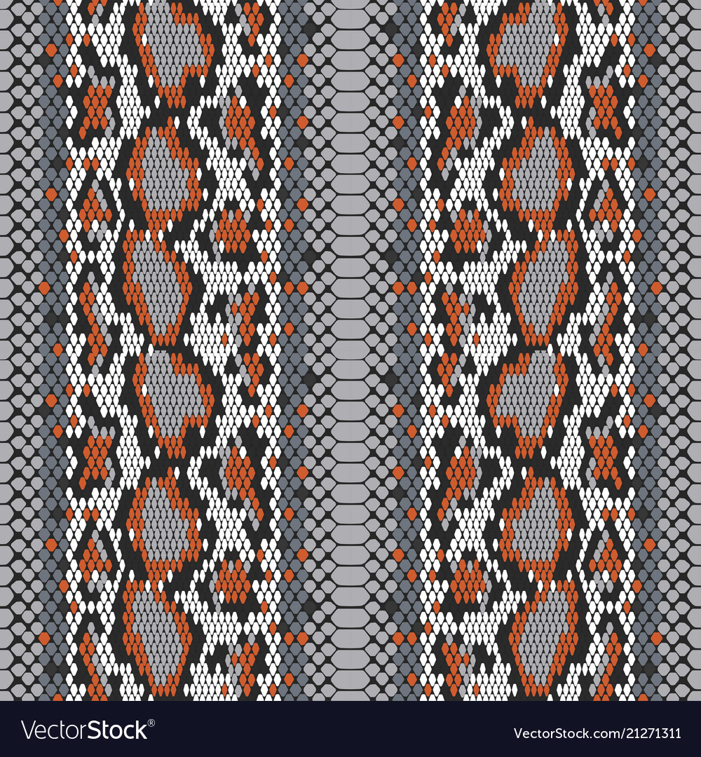 Structure snake skin seamless pattern for Vector Image