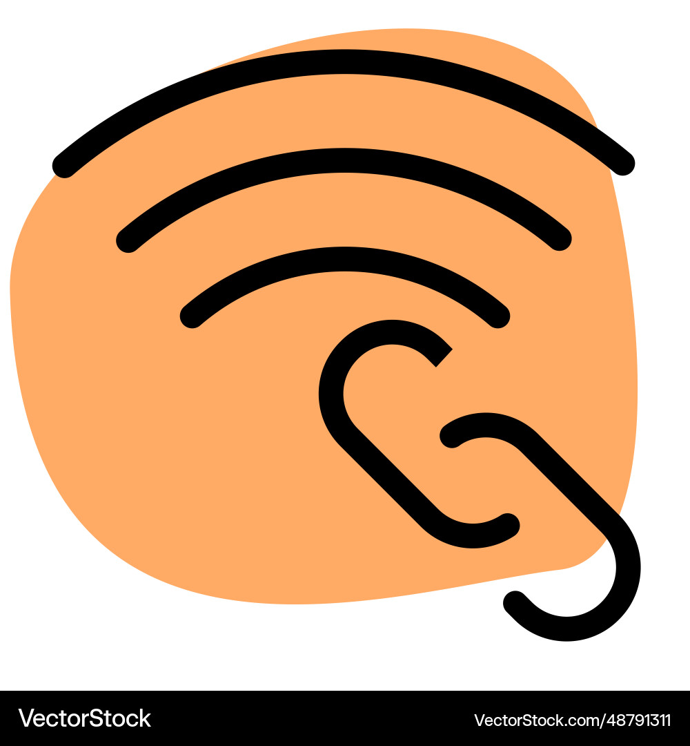 Used of wireless link for transmission Royalty Free Vector