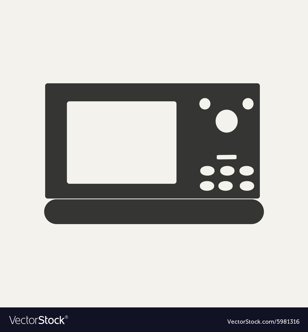 Flat in black and white mobile application Vector Image