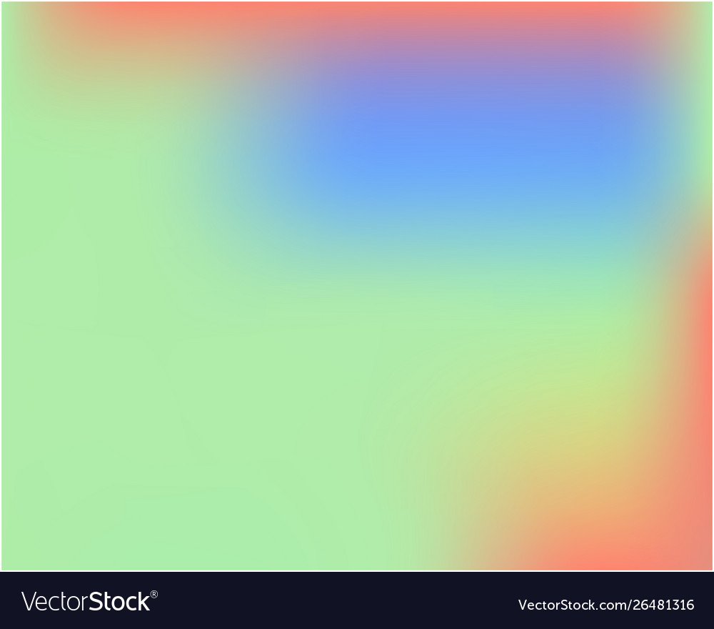 Gradient mesh painted in different colors Vector Image