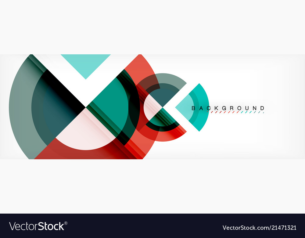 Circular geometric abstract background Royalty Free Vector
