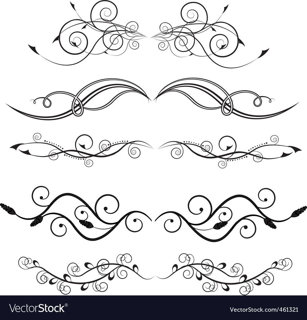 Design elements Royalty Free Vector Image - VectorStock