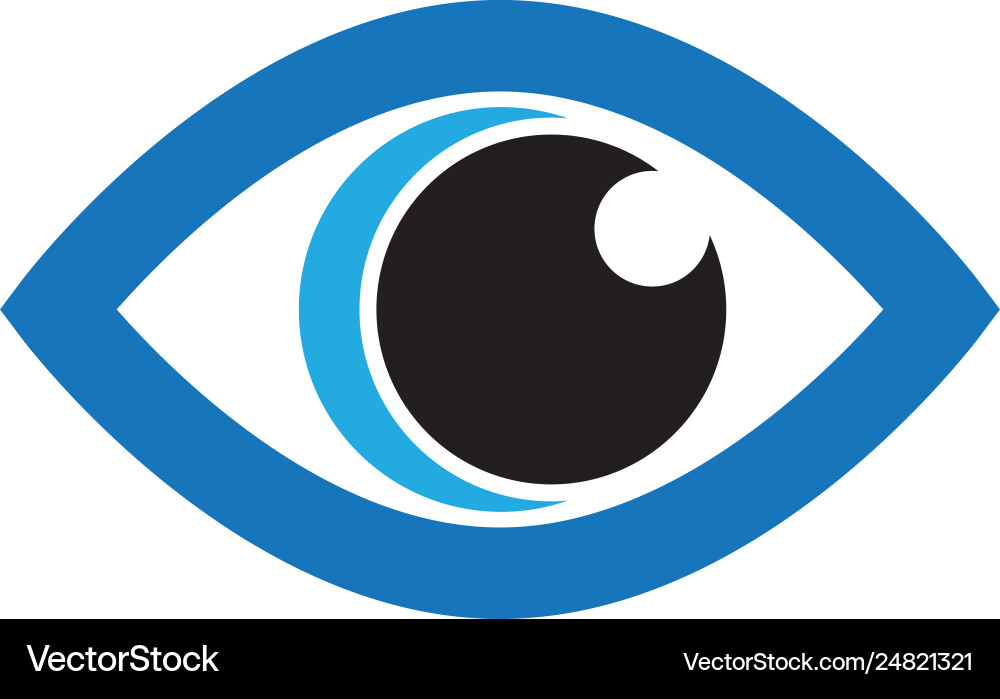 Eye logo icon Royalty Free Vector Image - VectorStock