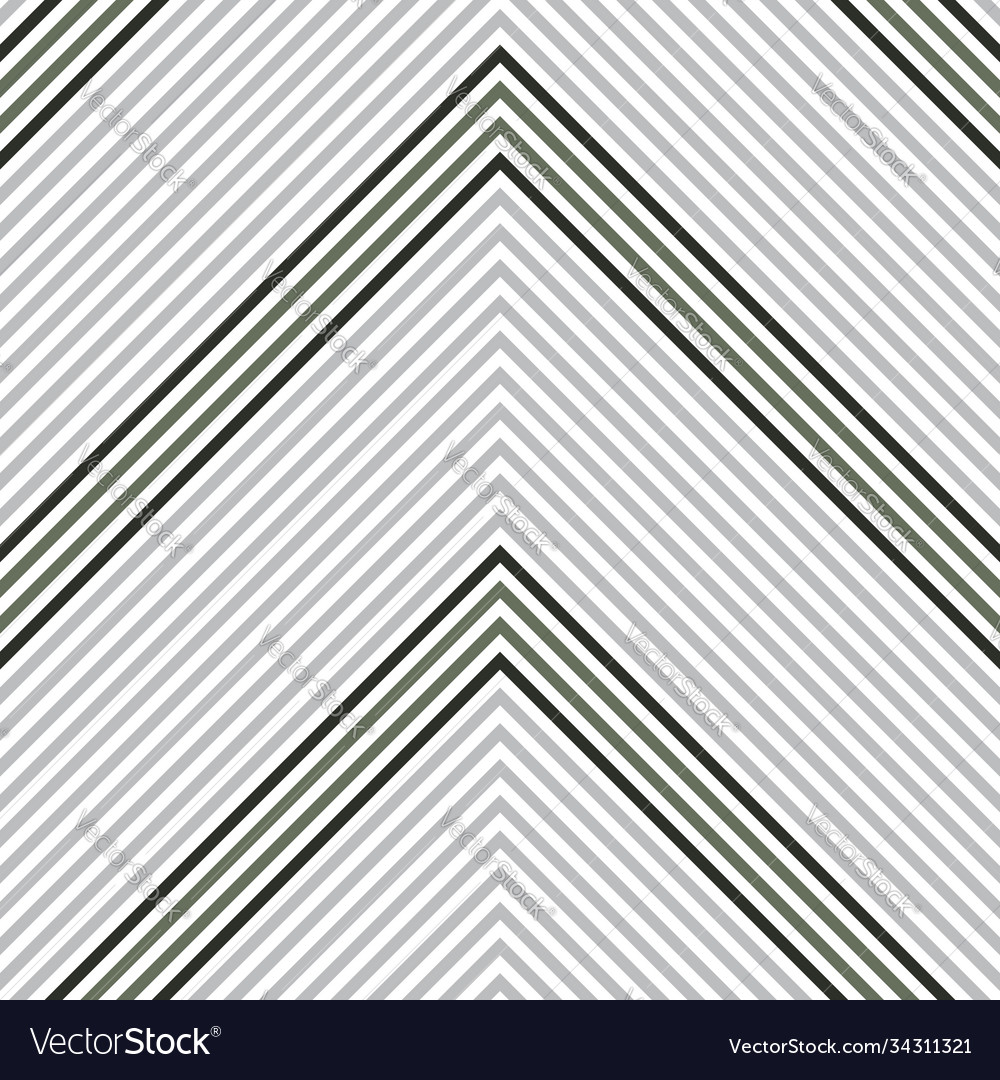 Green chevron diagonal stripes seamless pattern Vector Image