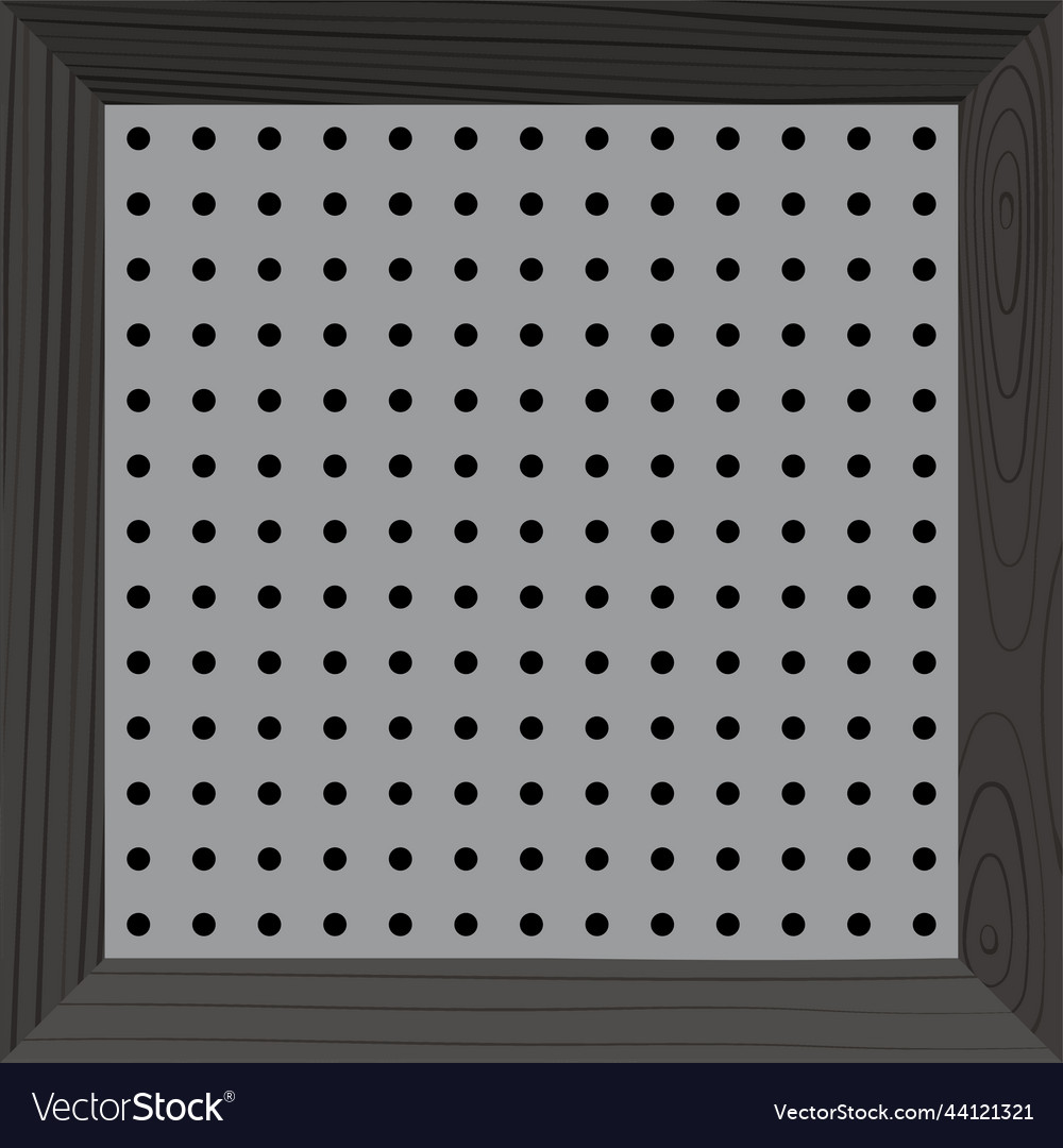 Pegboard or letterboard Royalty Free Vector Image