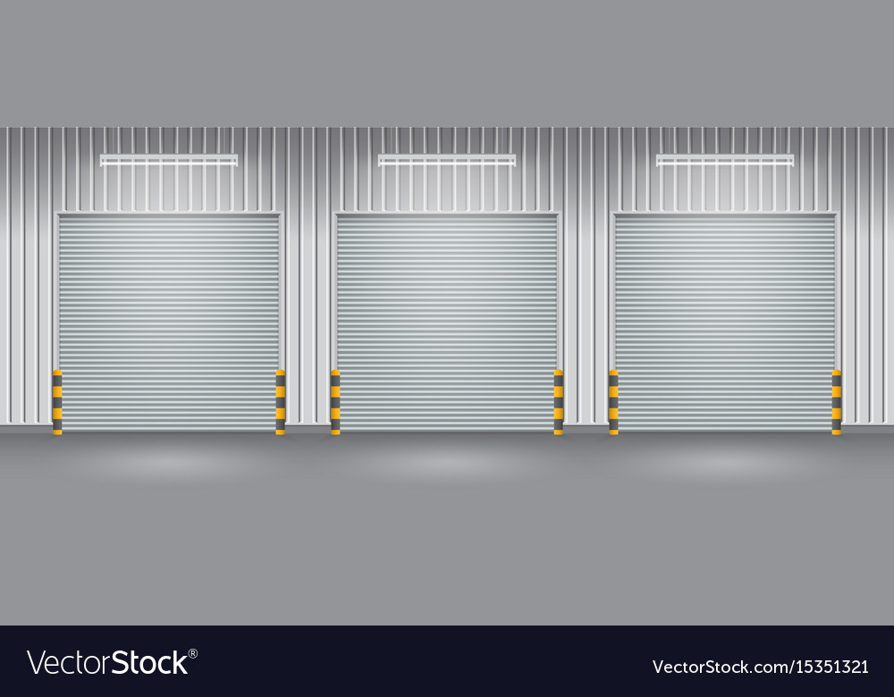 Shutter door Royalty Free Vector Image - VectorStock