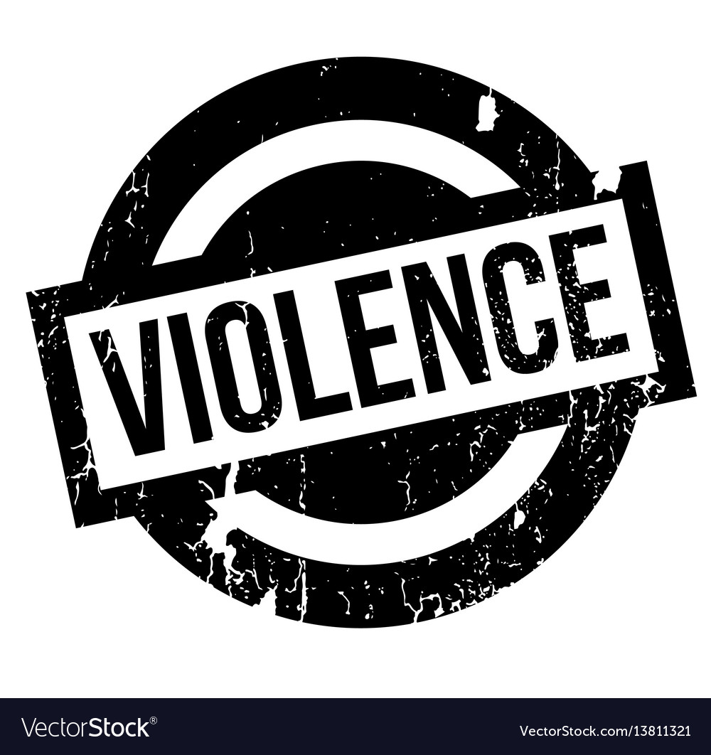 Violence rubber stamp Royalty Free Vector Image