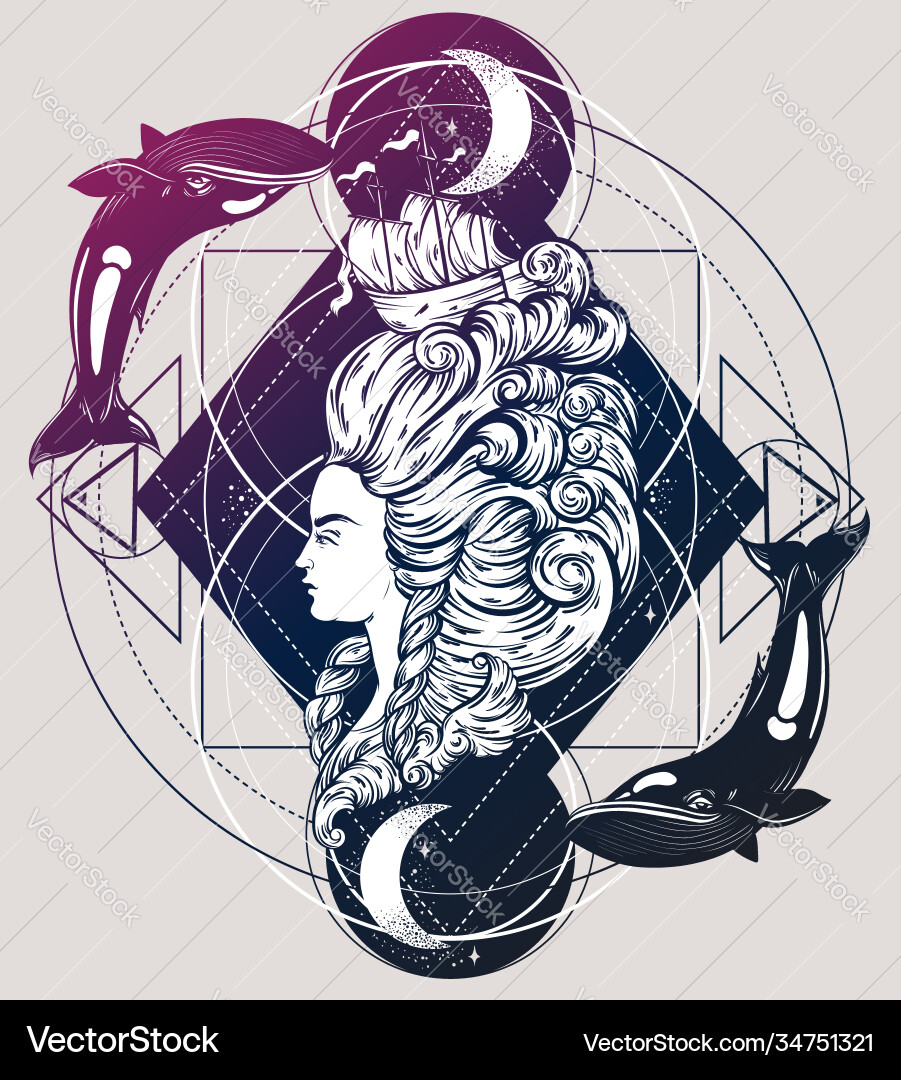 Woman head with beautiful hairstyle Royalty Free Vector