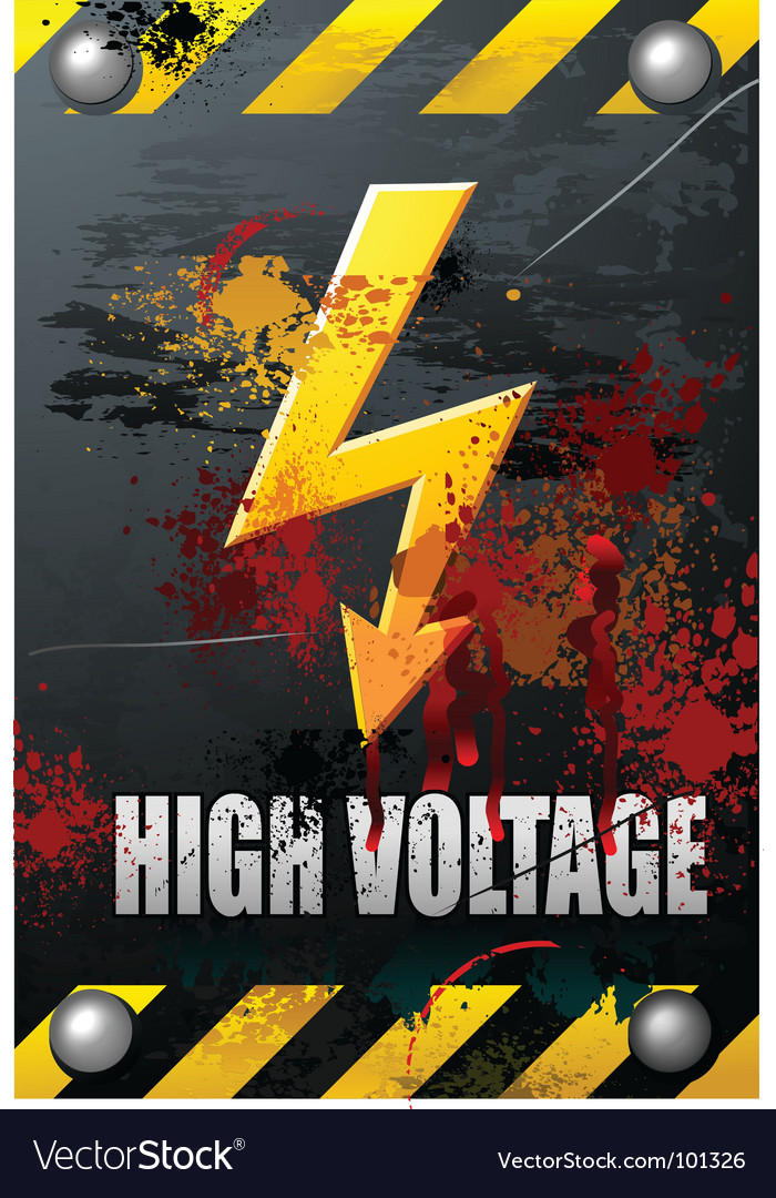 High voltage Royalty Free Vector Image - VectorStock