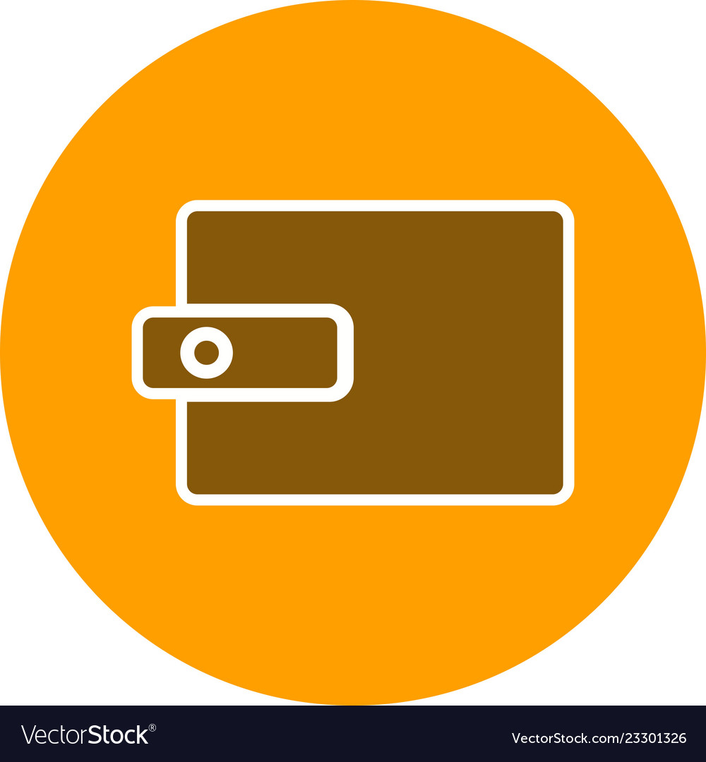 Wallet icon Royalty Free Vector Image - VectorStock