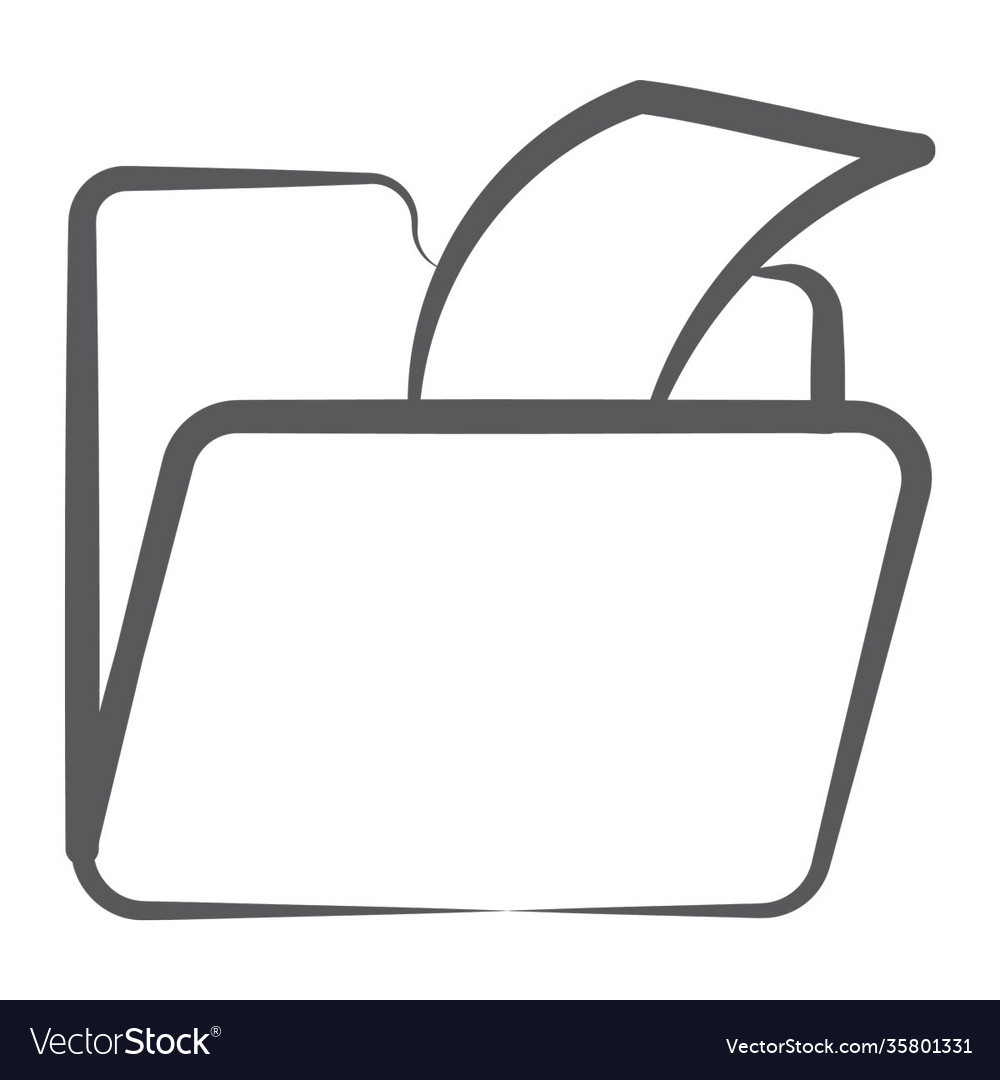 Data folder Royalty Free Vector Image - VectorStock