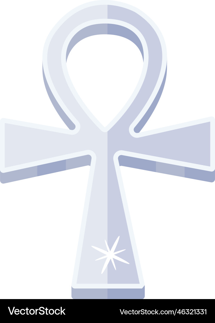 Egyptian cross Royalty Free Vector Image - VectorStock