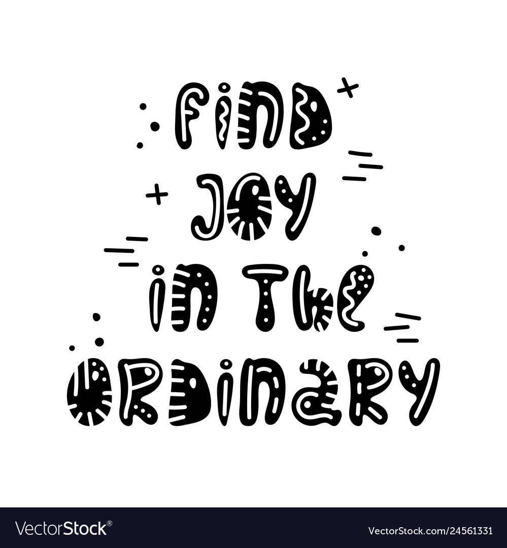 Hand-drawn lettering in sloppy style Royalty Free Vector