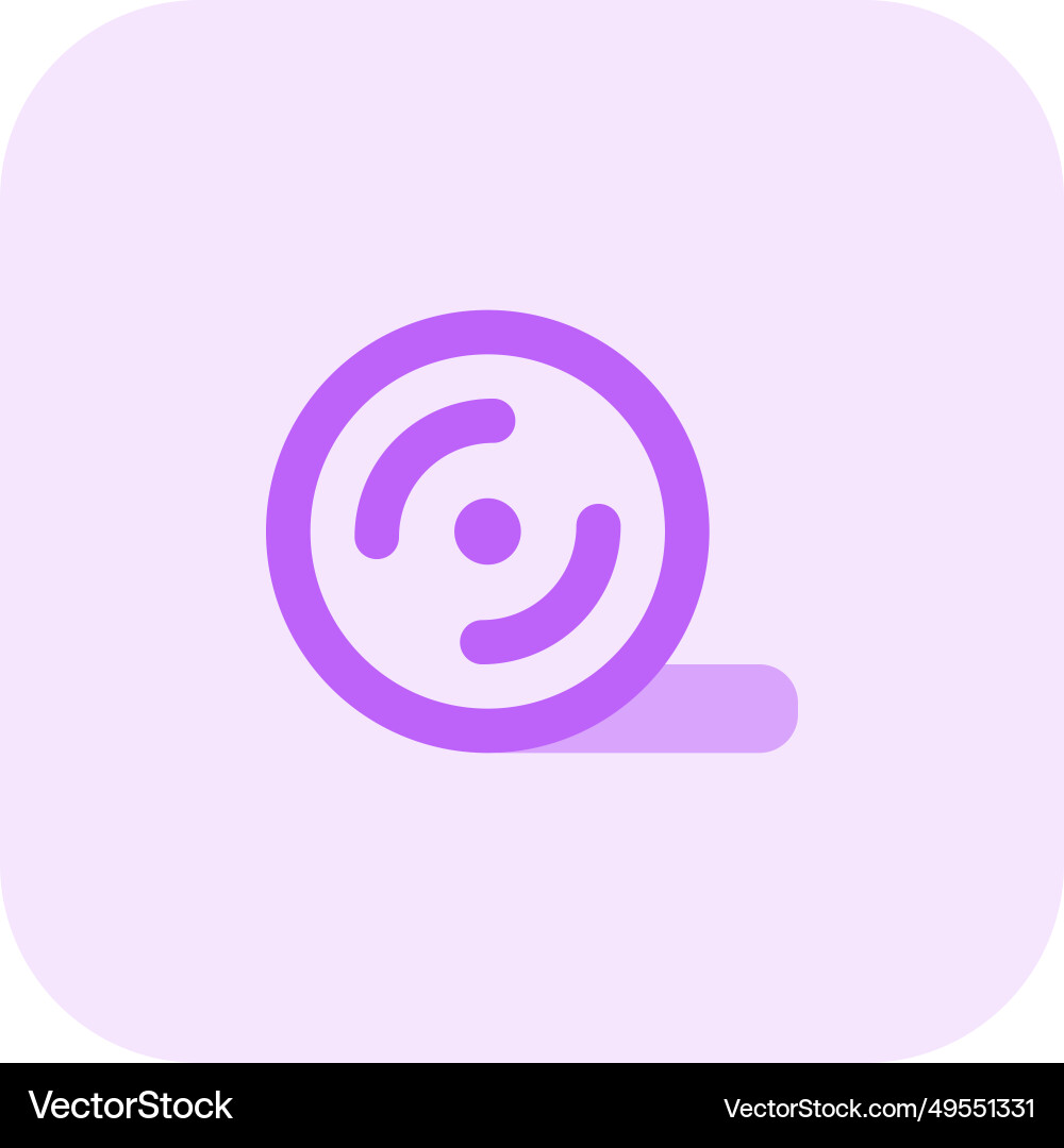 Stack of weight plates as gym equipment Royalty Free Vector