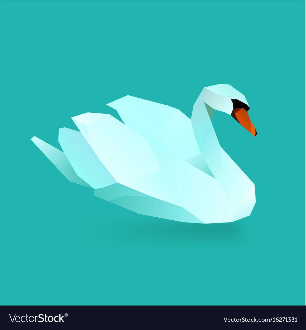 Swan Royalty Free Vector Image - VectorStock