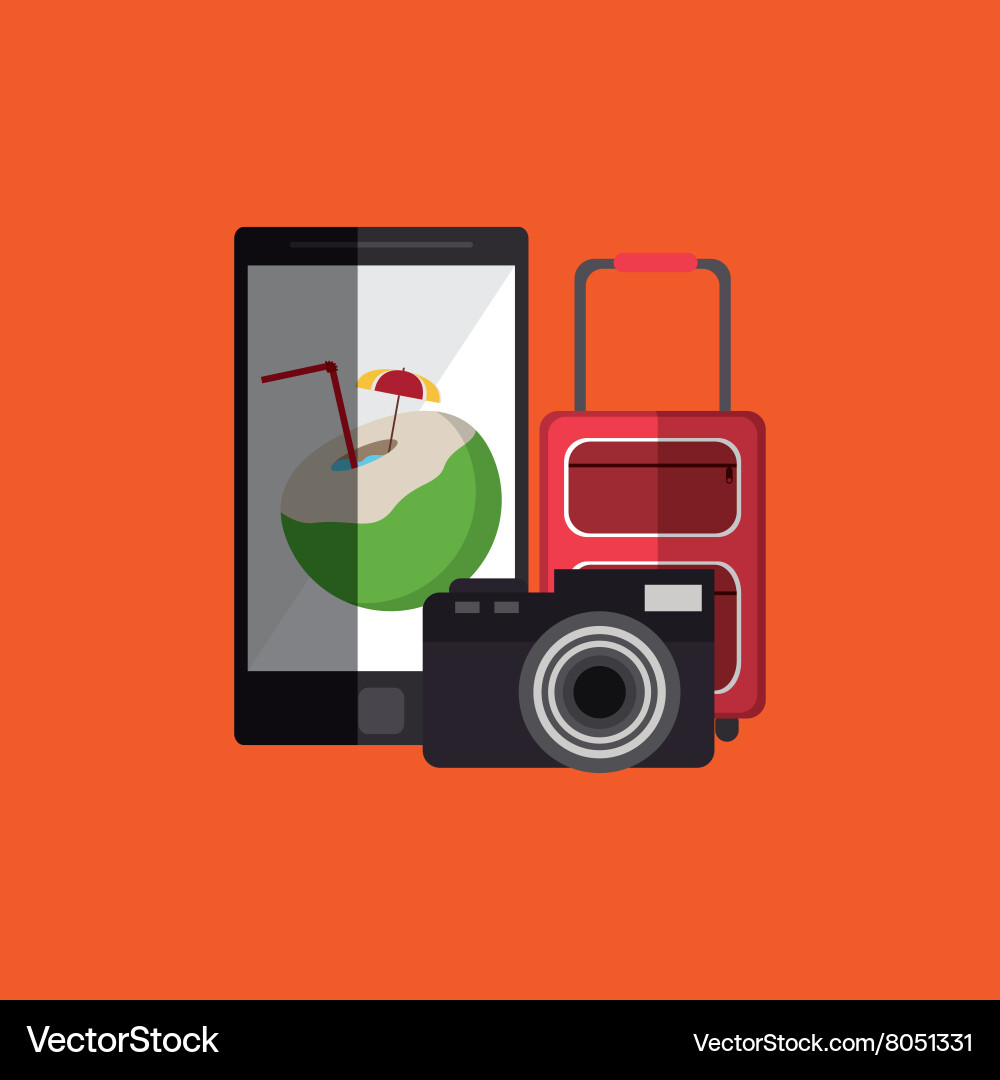 Vacation icon design Royalty Free Vector Image