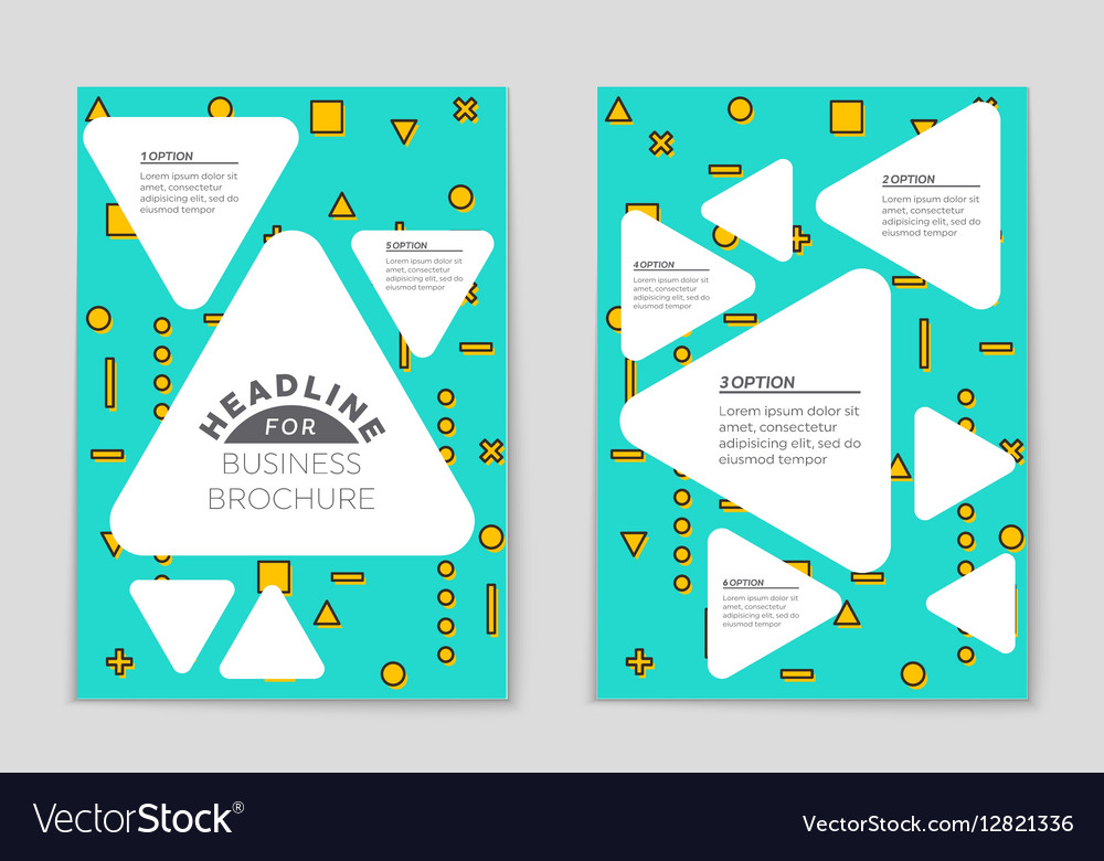 Abstract layout background set For art Royalty Free Vector