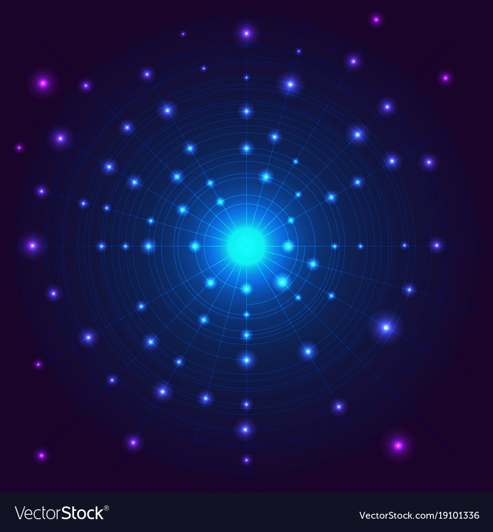 Big data visualization Royalty Free Vector Image