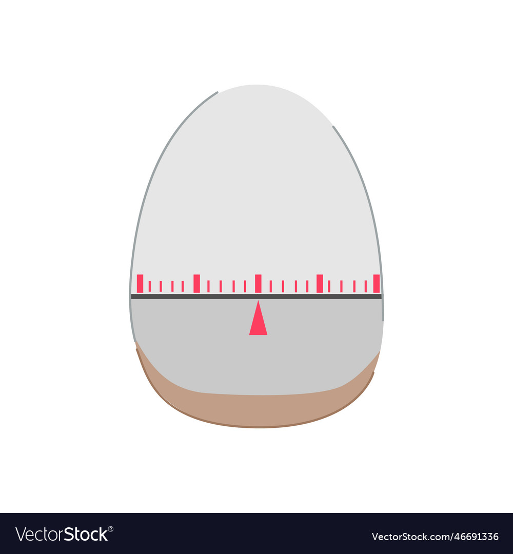 Cook kitchen timer cartoon Royalty Free Vector Image