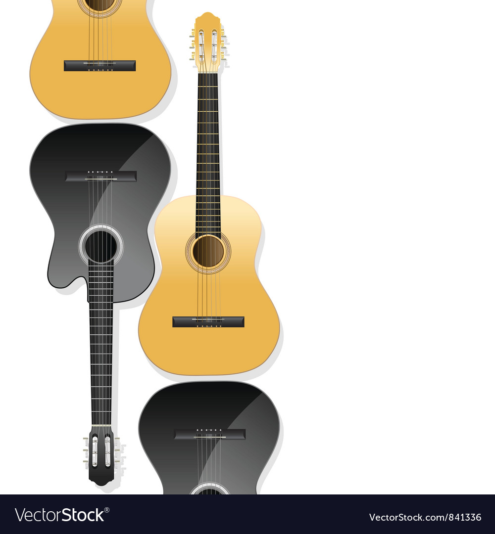 Guitar Royalty Free Vector Image - VectorStock