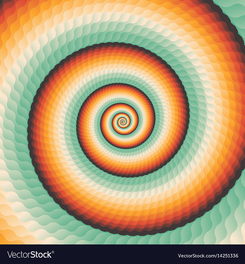 Into infinity geometry abstract Royalty Free Vector Image