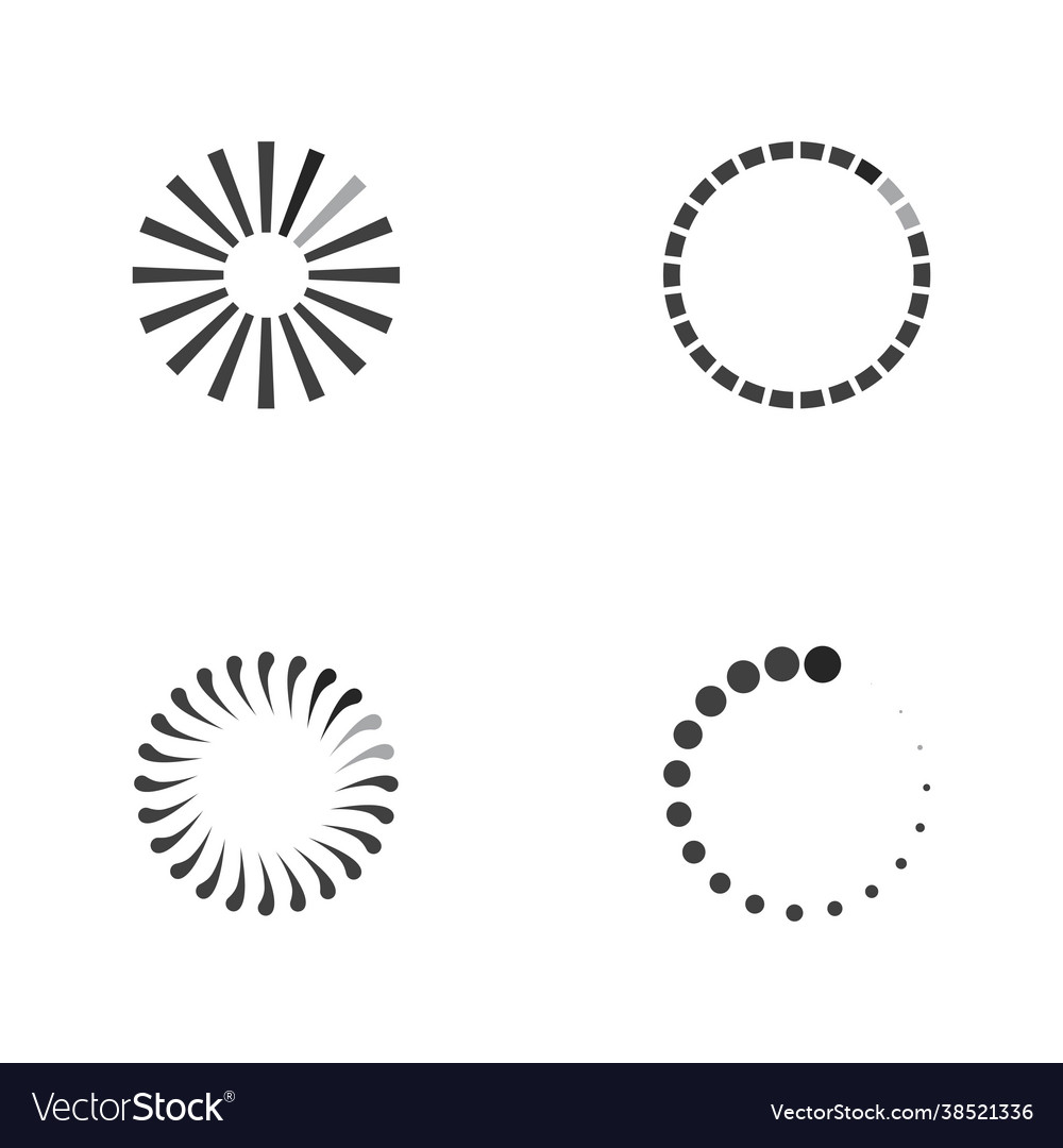 Loading icon design Royalty Free Vector Image - VectorStock