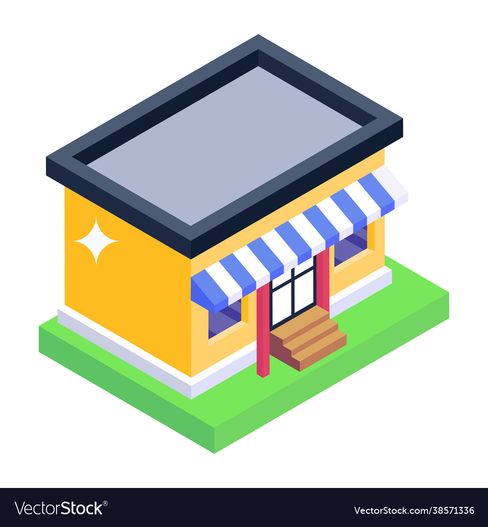 Shop Royalty Free Vector Image - VectorStock