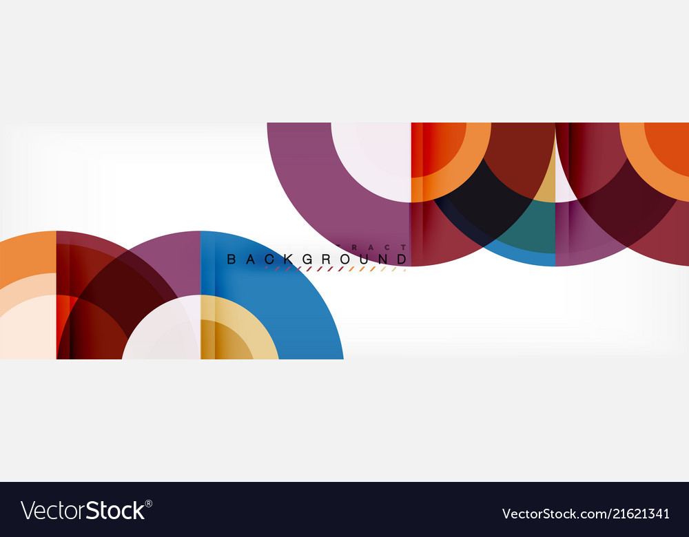 Circle abstract background Royalty Free Vector Image