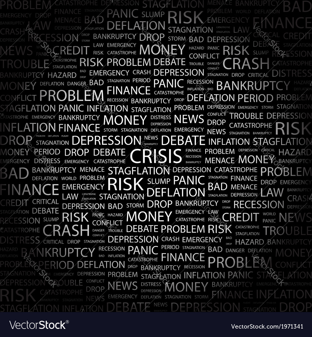 Crisis Royalty Free Vector Image - VectorStock