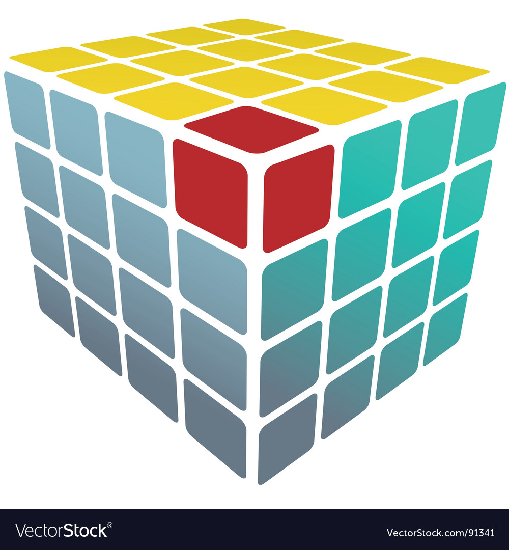 Cube Royalty Free Vector Image - VectorStock