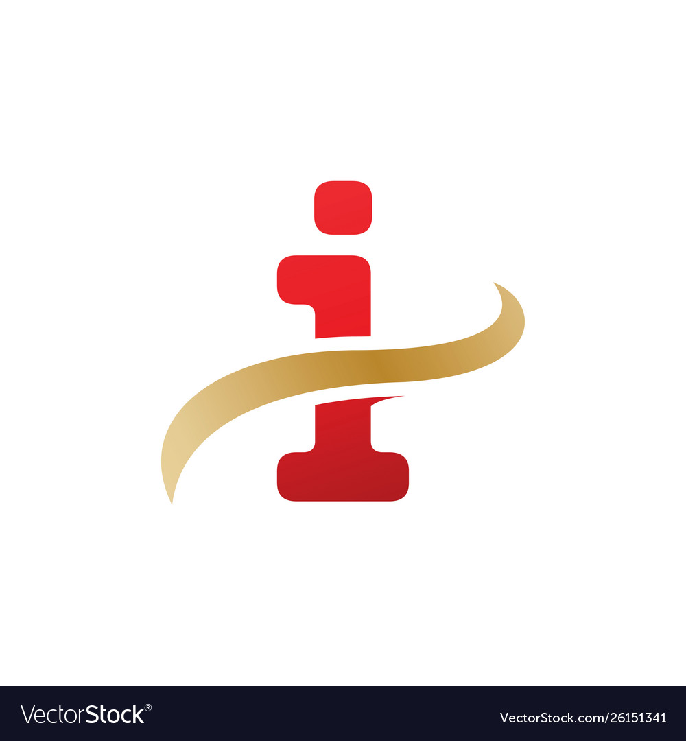 Initials logo template Royalty Free Vector Image