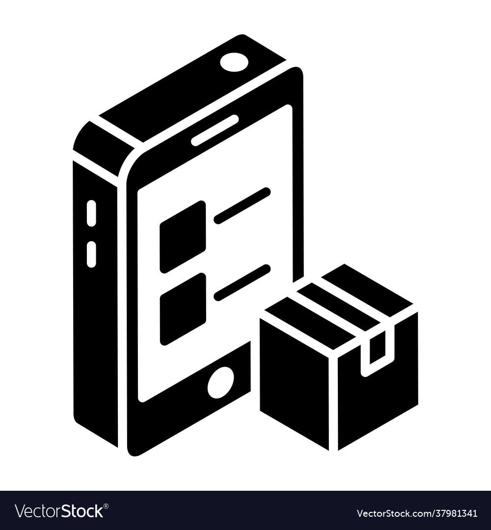 Mobile list Royalty Free Vector Image - VectorStock