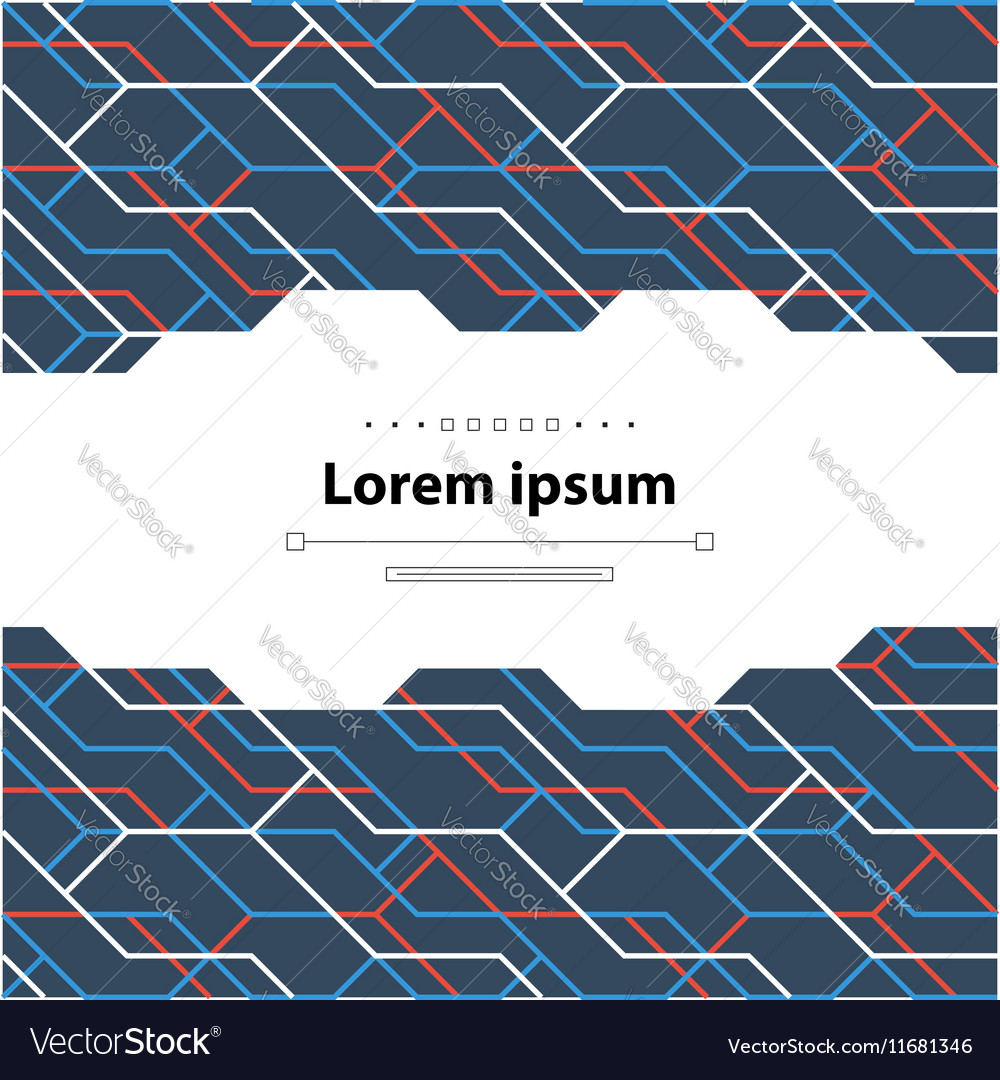 Abstract linear pattern and cover backdrop Vector Image