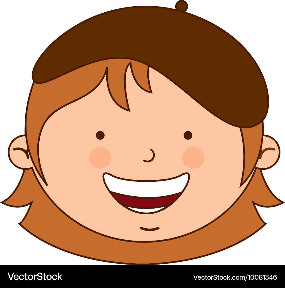 Australian girl character icon Royalty Free Vector Image