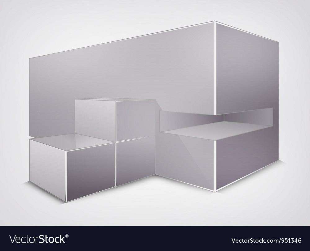 Blank creativity construction square Royalty Free Vector