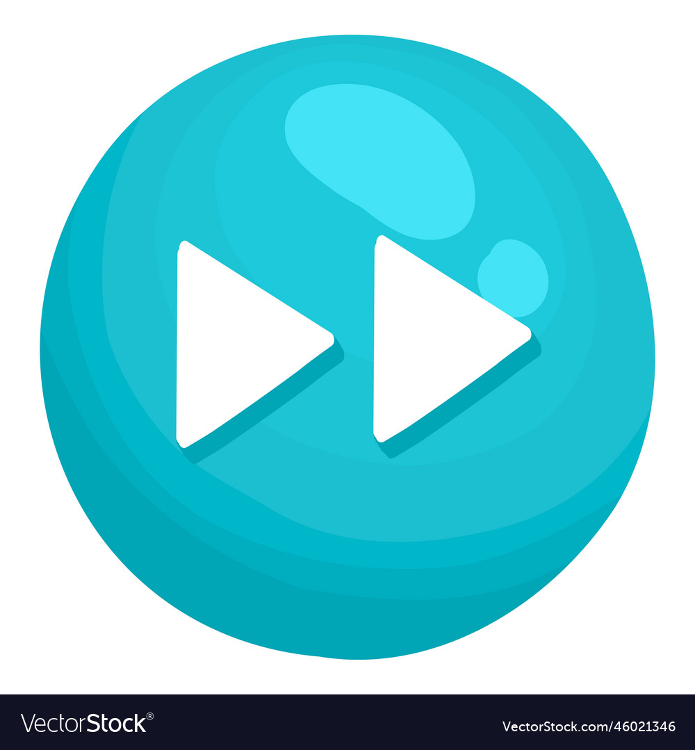 Button and progress-bar bright different form Vector Image