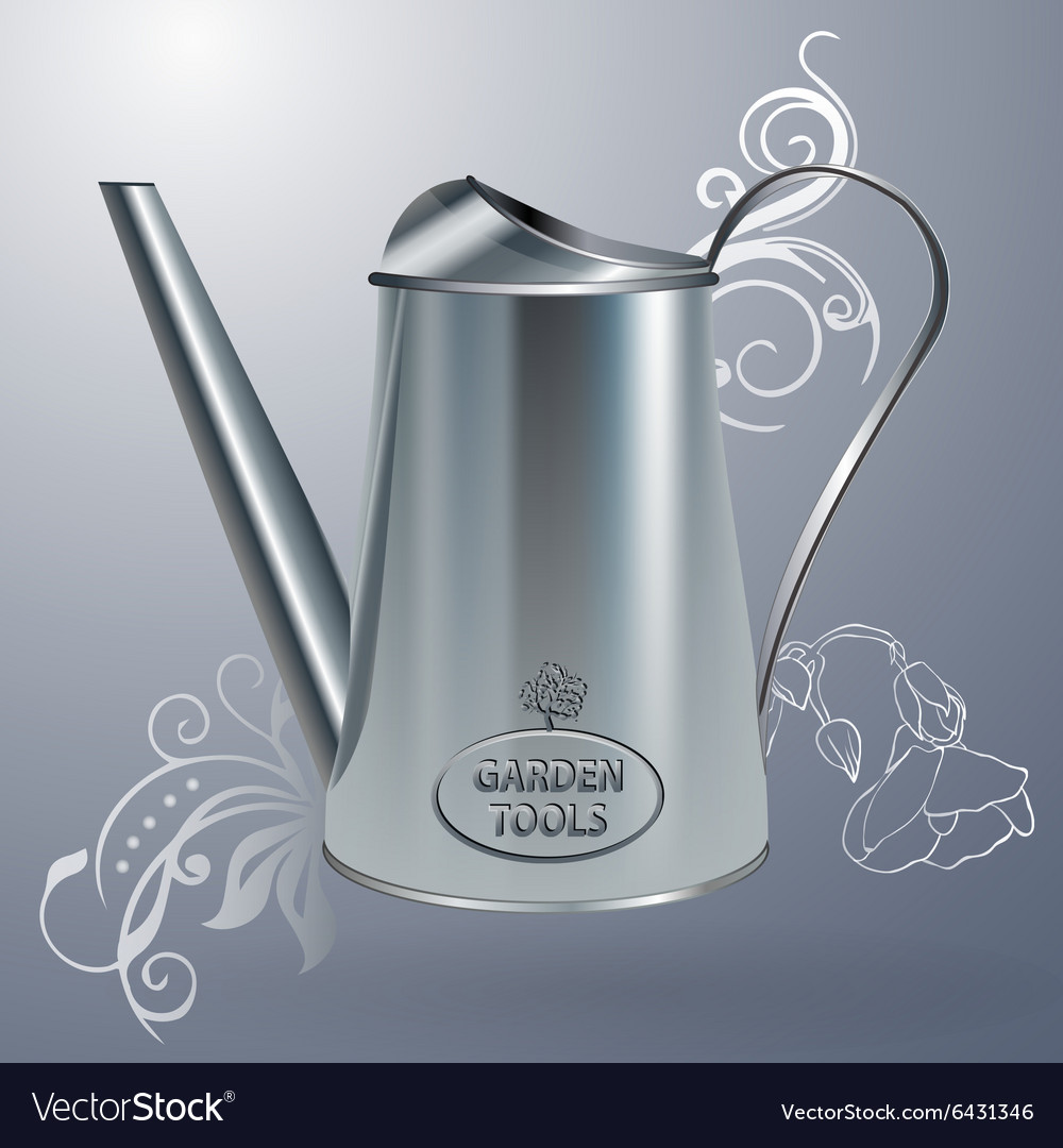 Watering can Royalty Free Vector Image - VectorStock