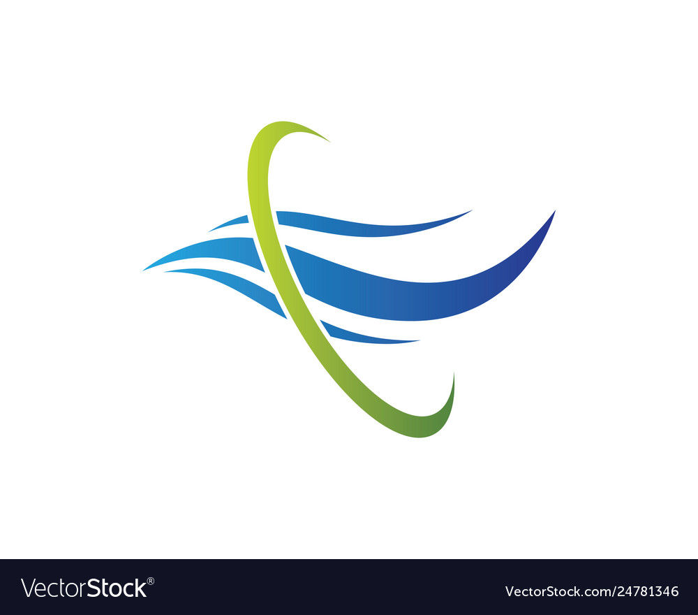 Wave symbol Royalty Free Vector Image - VectorStock