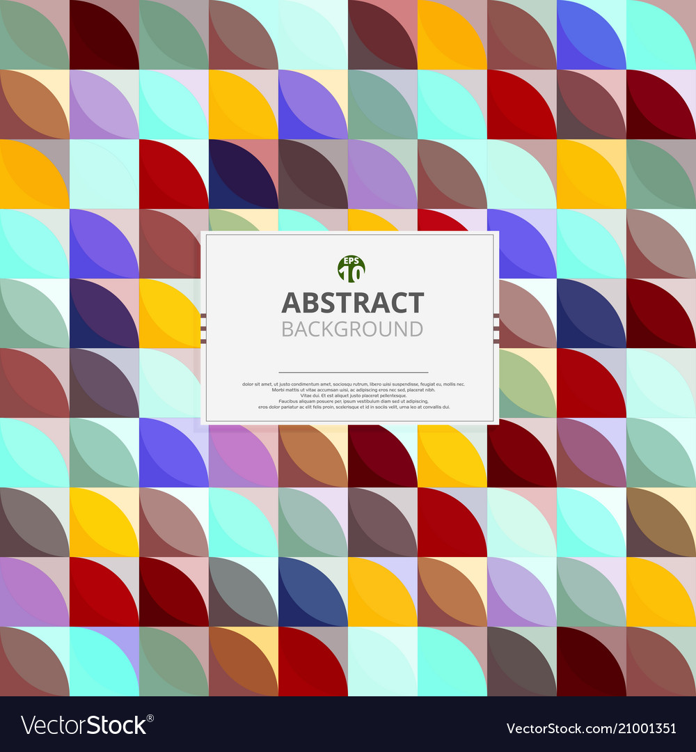 Abstraction of modern colorful pattern background Vector Image