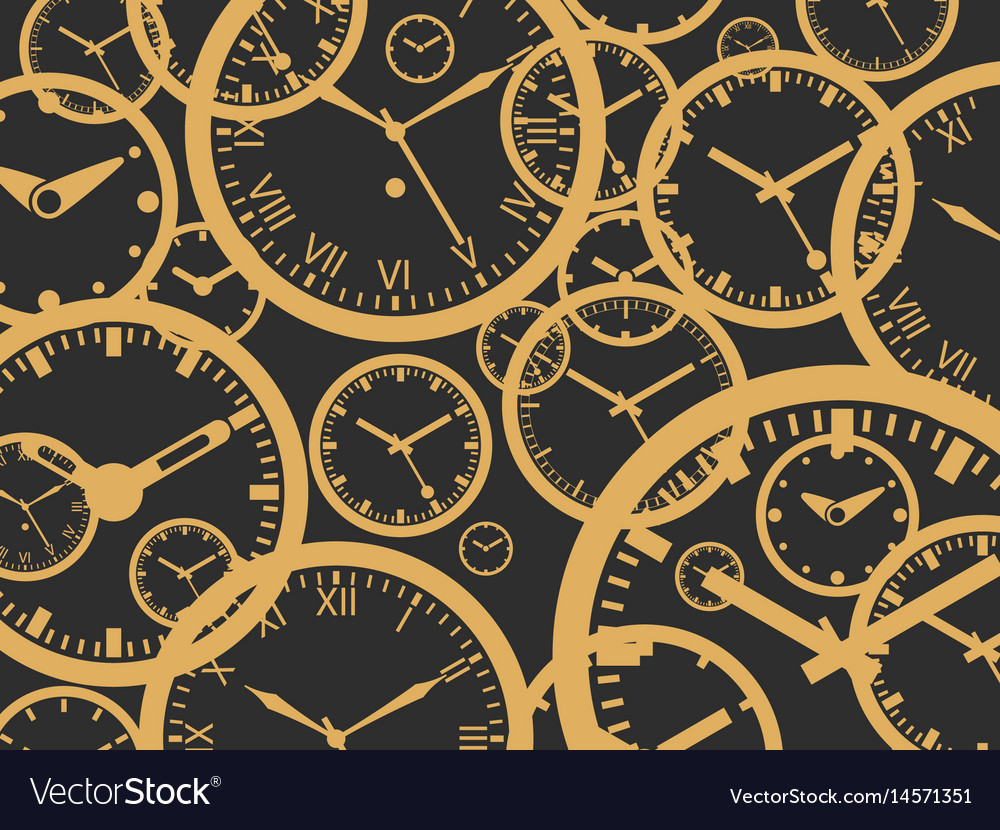 Clock background - isolated Royalty Free Vector Image