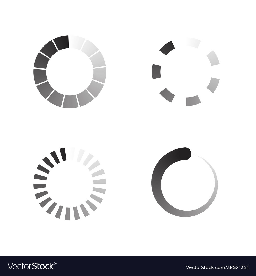 Loading icon design Royalty Free Vector Image - VectorStock