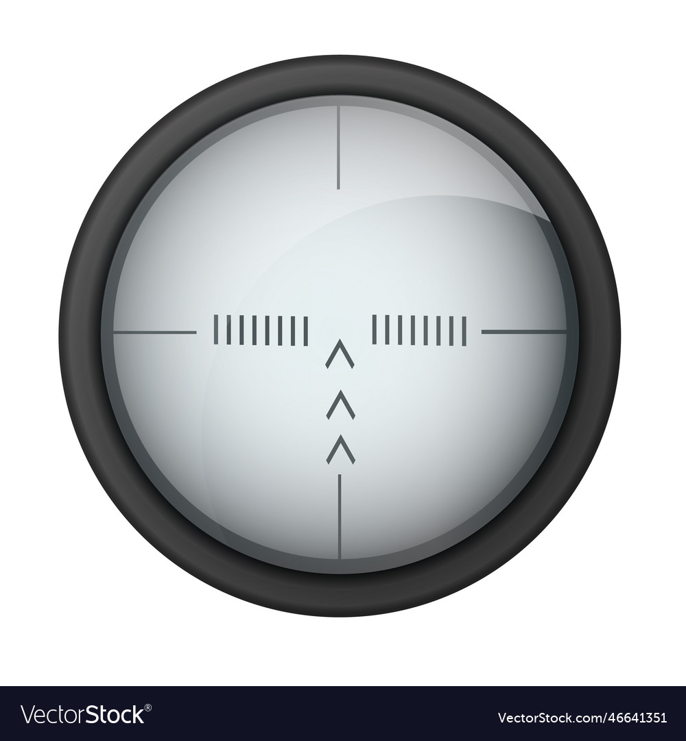 Realistic sniper sight sniper scope Royalty Free Vector Realistic sniper sight sniper scope Royalty Free Vector