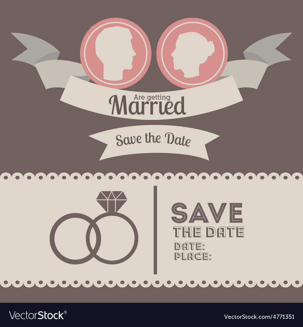 Wedding design Royalty Free Vector Image - VectorStock